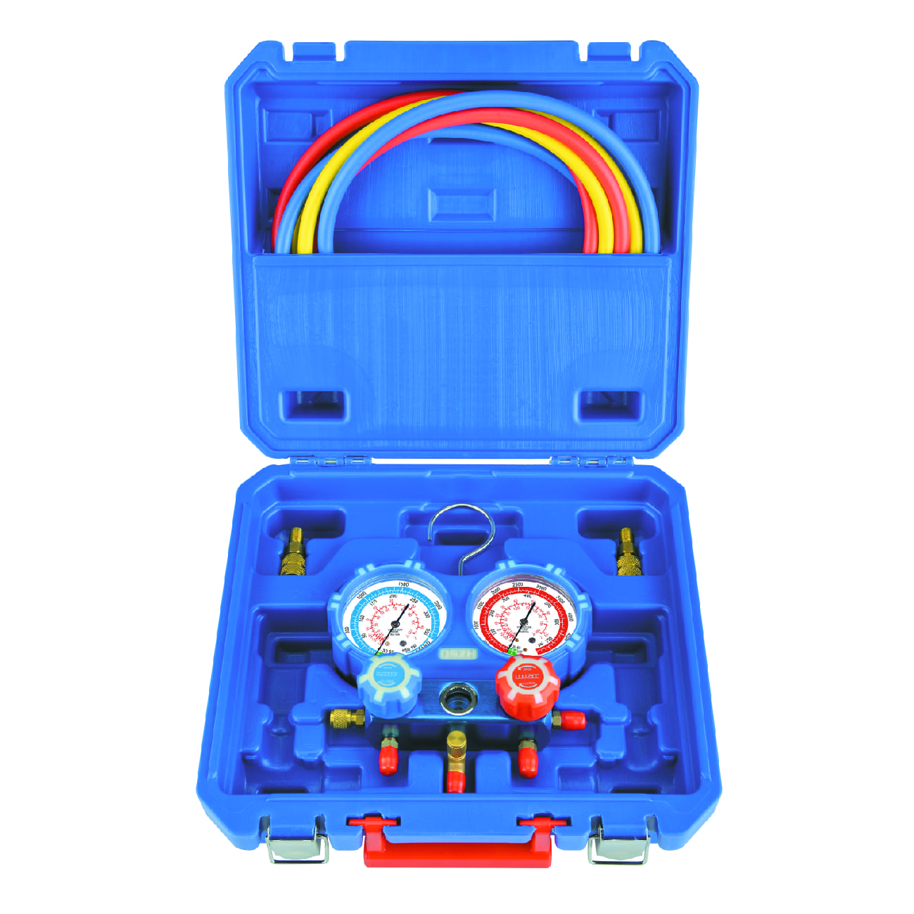 Манометрический коллектор двухвентильный (кейс) DSZH WK-P3602S (PSI 800-90см+2AD89) - купить по ...